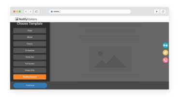 What is a Popup Notification? Slider, Modal, Embedded | NotifyVisitors